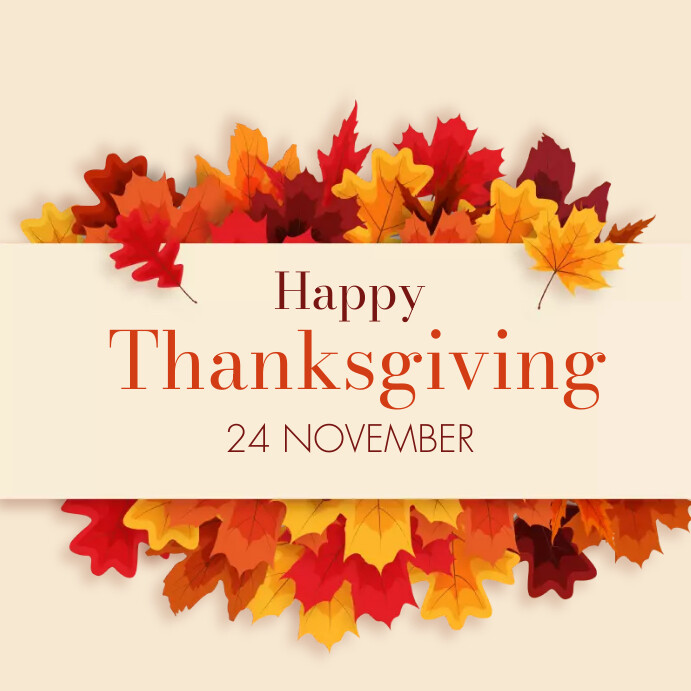 THANKSGIVING DINNER FLYERS Template | PosterMyWall