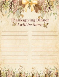 thanksgiving dinner party Template | PosterMyWall