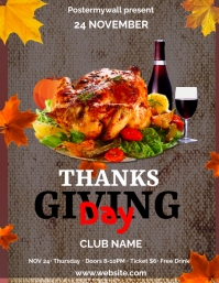 Thanksgiving Day Special Sale Template | PosterMyWall