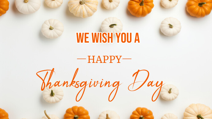Thanksgiving Greeting Card Template | PosterMyWall