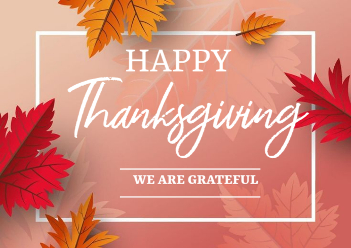 Thanksgiving Greeting Card Template | PosterMyWall
