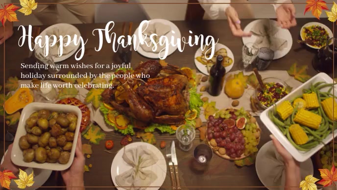 Thanksgiving Greeting Template | PosterMyWall