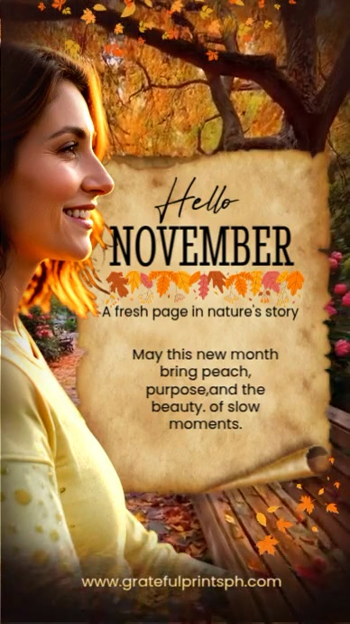 Thanksgiving Greeting Reels Template | PosterMyWall