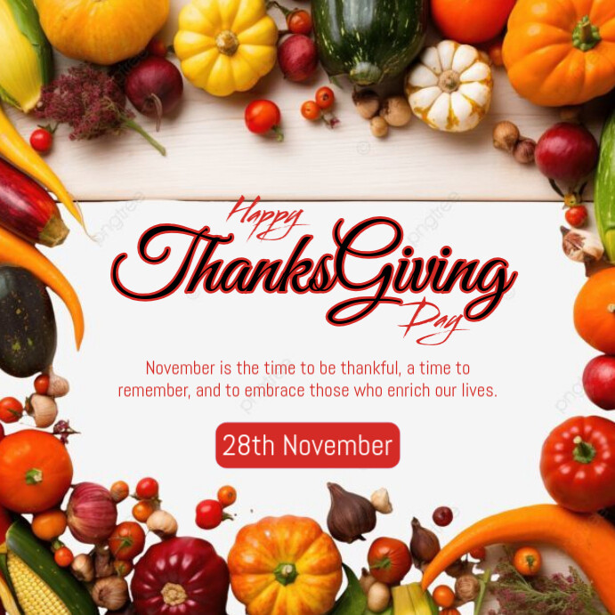 thanksgiving instagram post,happy thanksgiving Template | PosterMyWall
