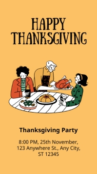 Thanksgiving Instagram Story Template | PosterMyWall