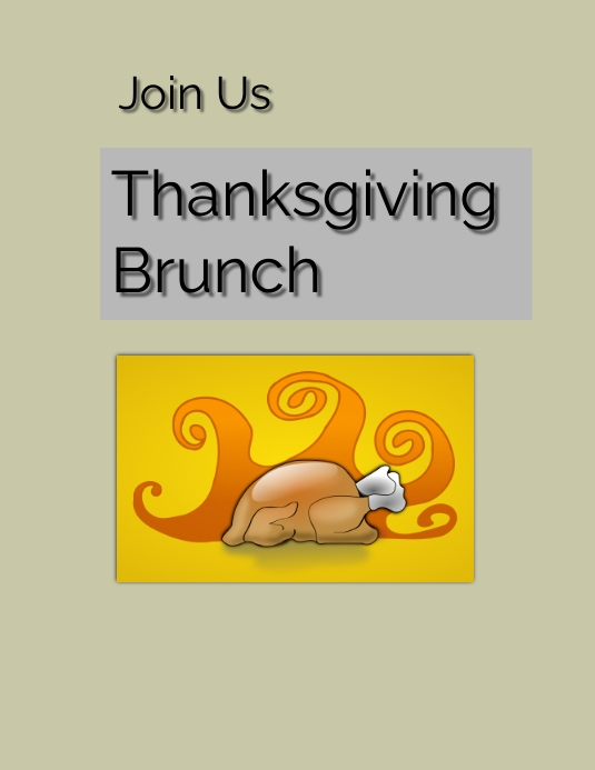 Thanksgiving Party Template | PosterMyWall