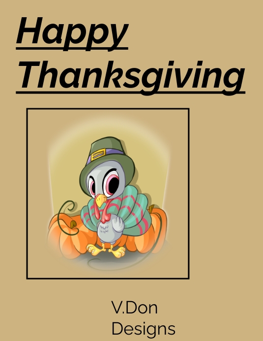 Thanksgiving Party Template | PosterMyWall