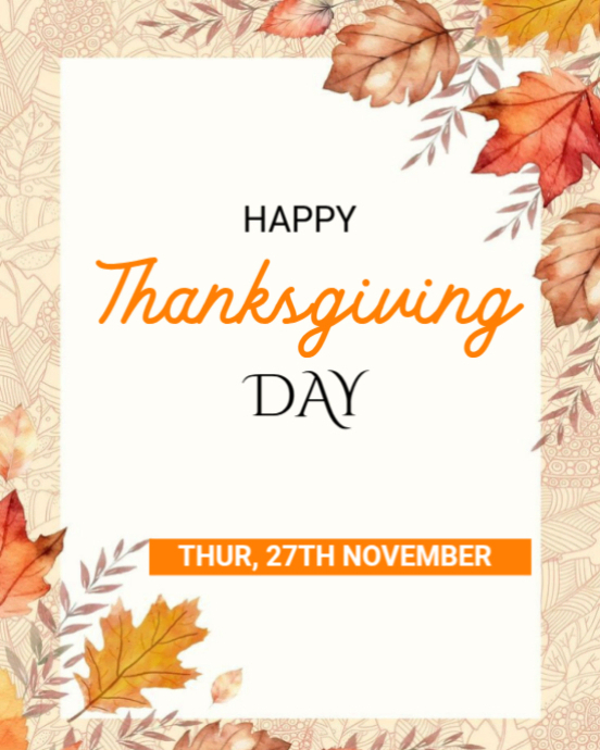 Copy of thanksgiving post | PosterMyWall
