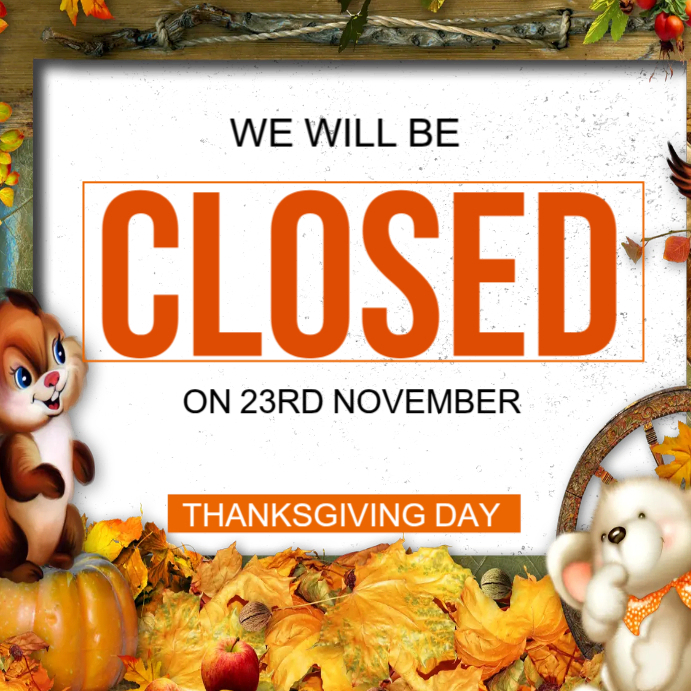 thanksgiving post Template | PosterMyWall