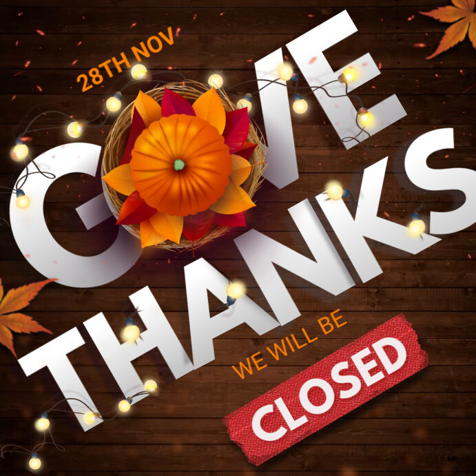 thanksgiving post Template | PosterMyWall