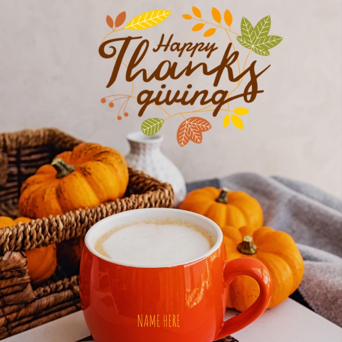 thanksgiving post Template | PosterMyWall