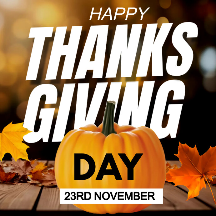 thanksgiving post Template | PosterMyWall