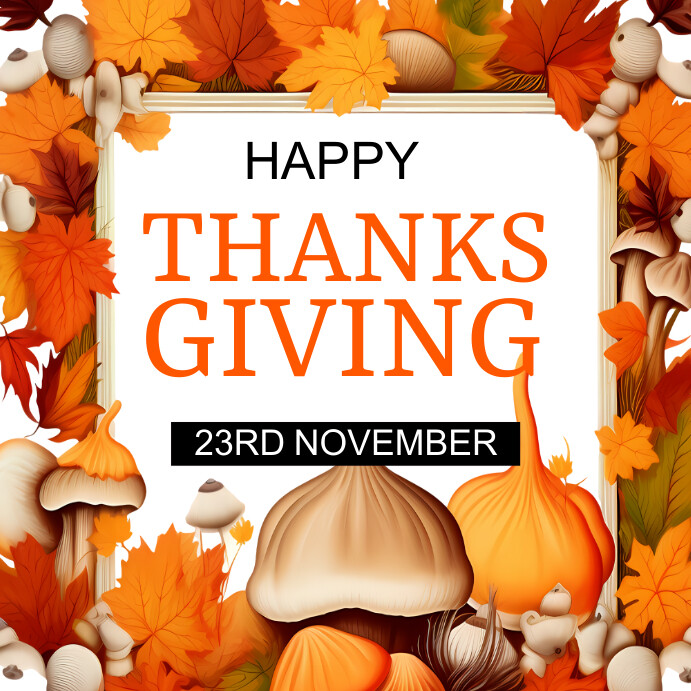 thanksgiving post Template | PosterMyWall
