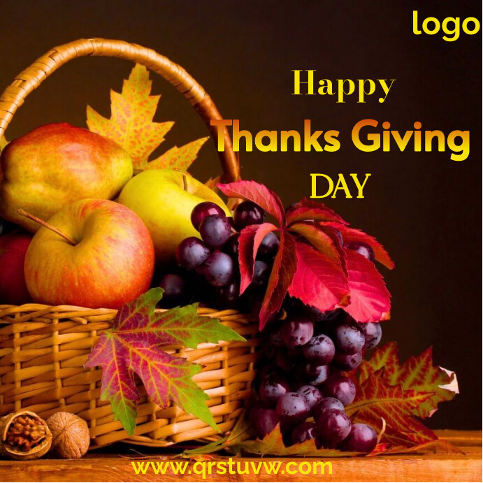 Thanksgiving post/Turkey post/Stylish post Template | PosterMyWall