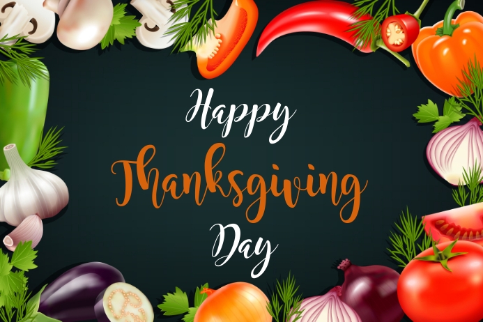 Thanksgiving Poster Template | PosterMyWall