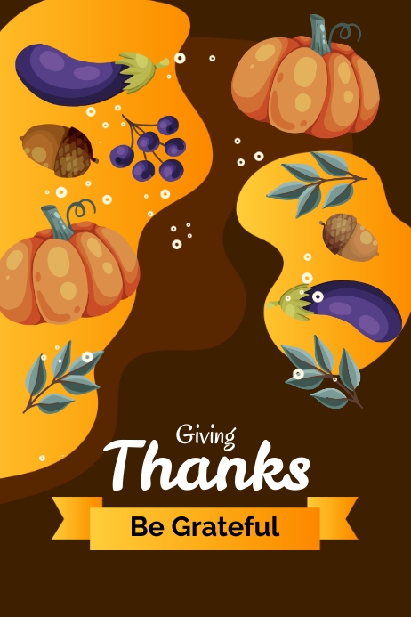 Thanksgiving Poster Template | PosterMyWall