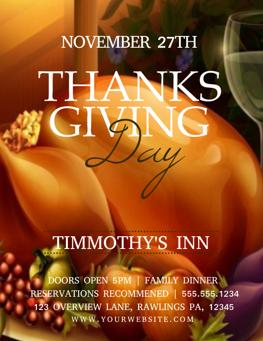 Copy of THANKSGIVING | PosterMyWall