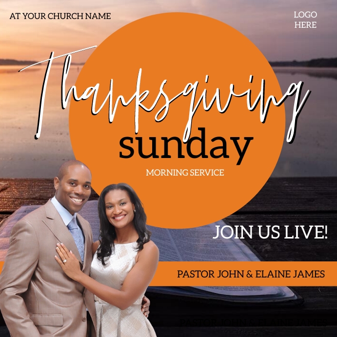 Templat Poster Ucapan Syukur | PosterMyWall