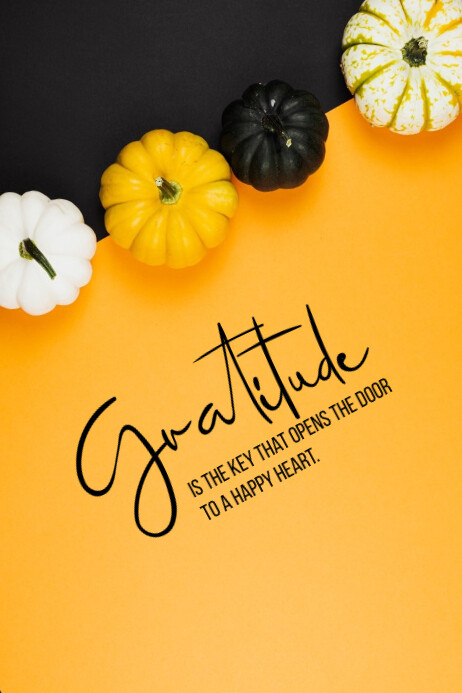 thanksgiving quote Template | PosterMyWall