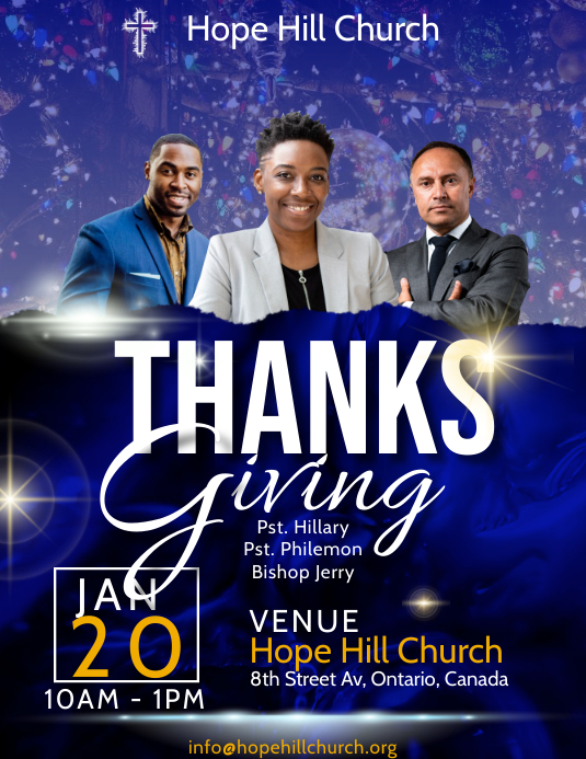 thanksgiving service flyer Template | PosterMyWall
