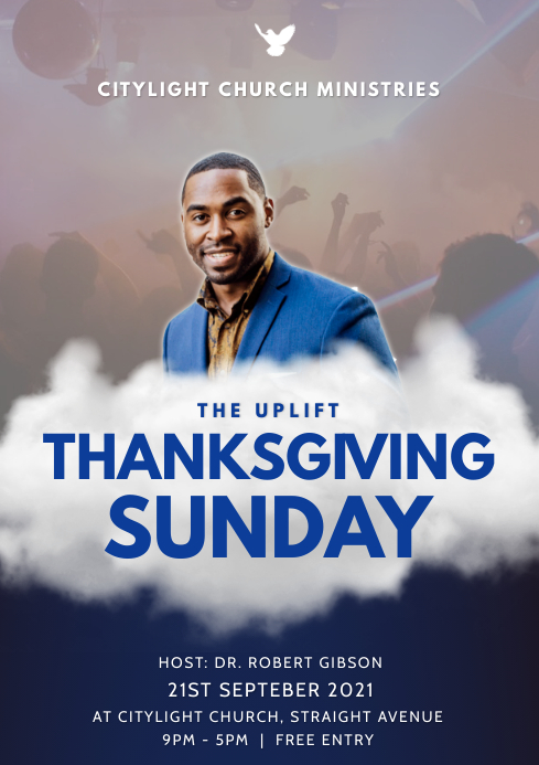 thanksgiving sunday Template | PosterMyWall