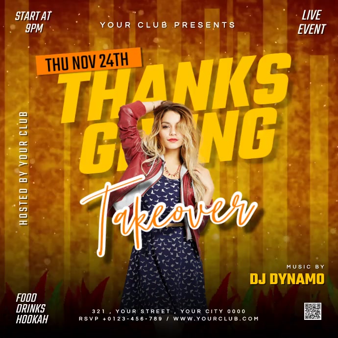 Copy of Thanksgiving Takeover | PosterMyWall