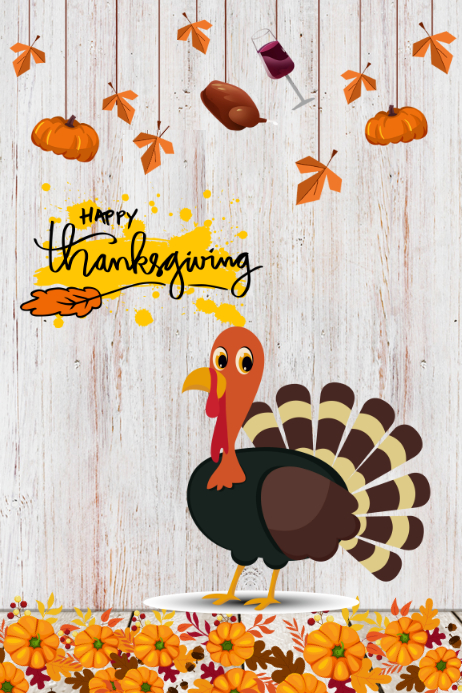 Plantilla de Thanksgiving Template | PosterMyWall