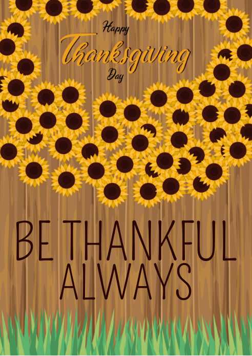 Thanksgiving Template | PosterMyWall
