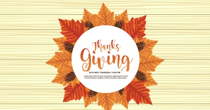 Thanksgiving Video Ads Template | PosterMyWall