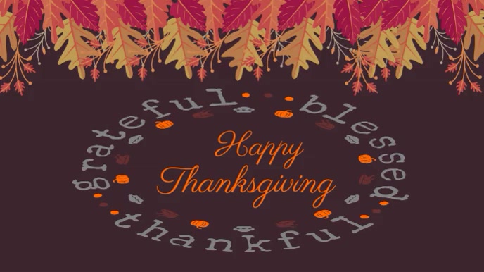 Thanksgiving Video Template | PosterMyWall
