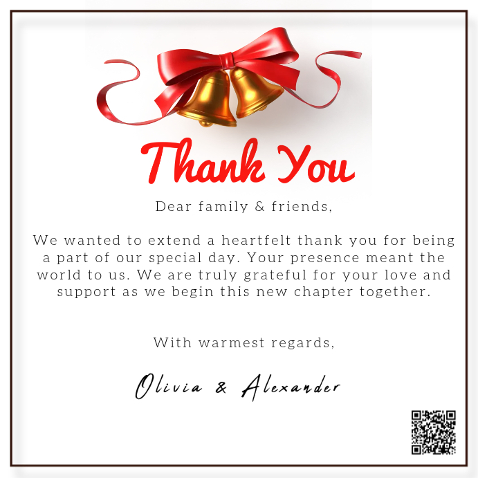 Thankyou Card Instagram Post Template | PosterMyWall