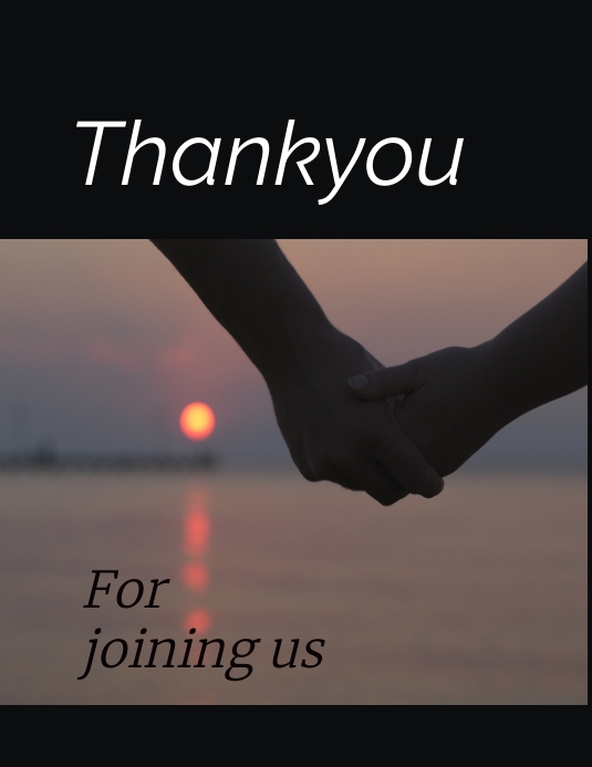 Thankyou flyer Template | PosterMyWall