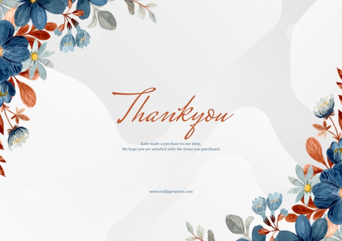 thankyou post card Template | PosterMyWall