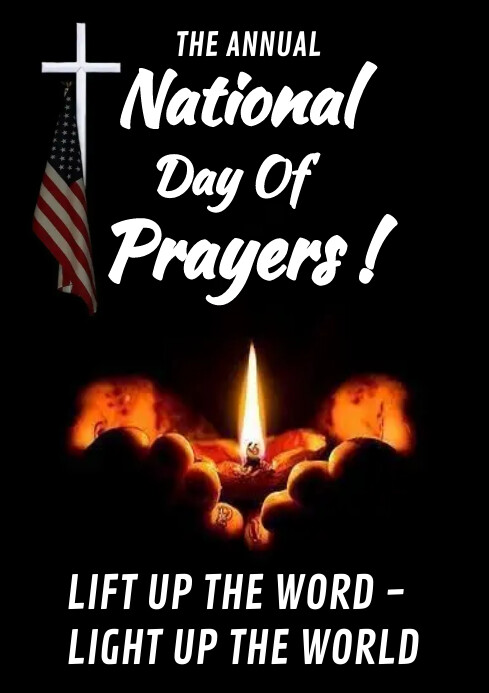 The Annual National Day of Prayers Template | PosterMyWall