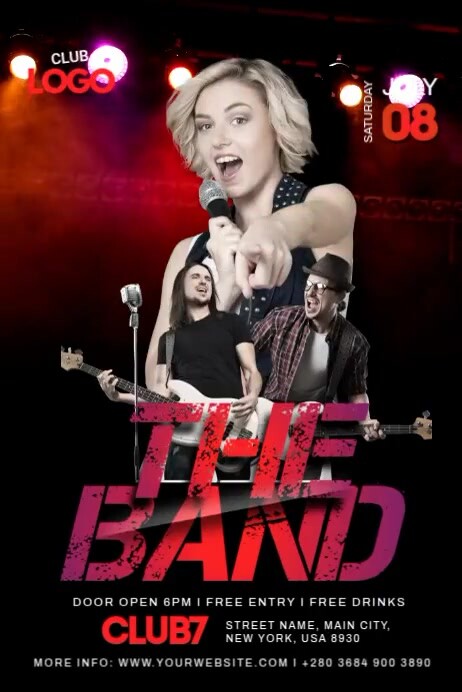 The Band Video Ads Template | PosterMyWall