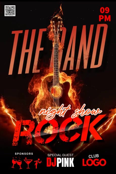 The Band Video Template | PosterMyWall