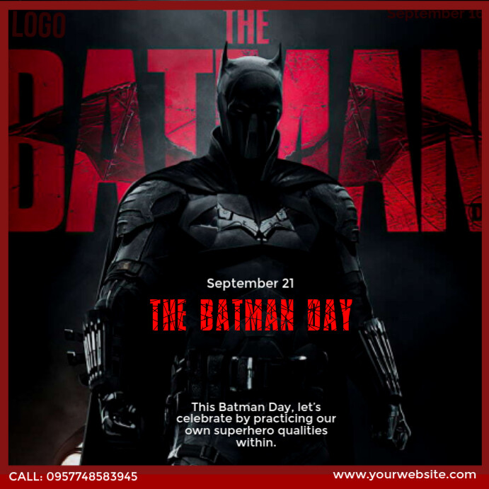 The Batman Day Template | PosterMyWall