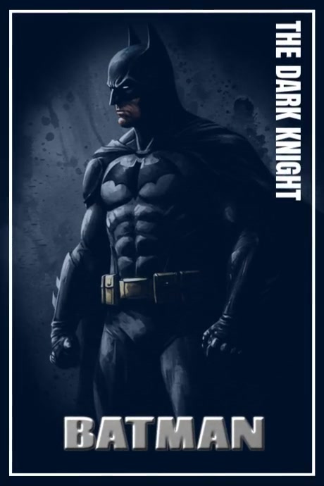 The Batman Movie Poster Template | PosterMyWall