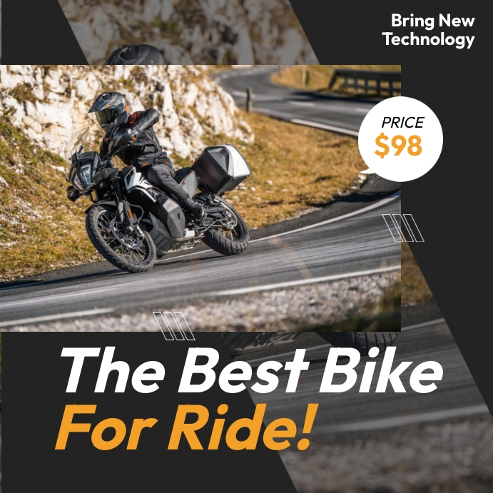 Adventure Bike Ads Template | PosterMyWall