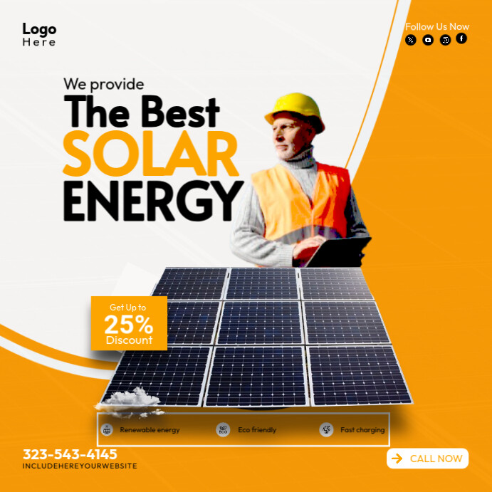 The best solar energy Template | PosterMyWall
