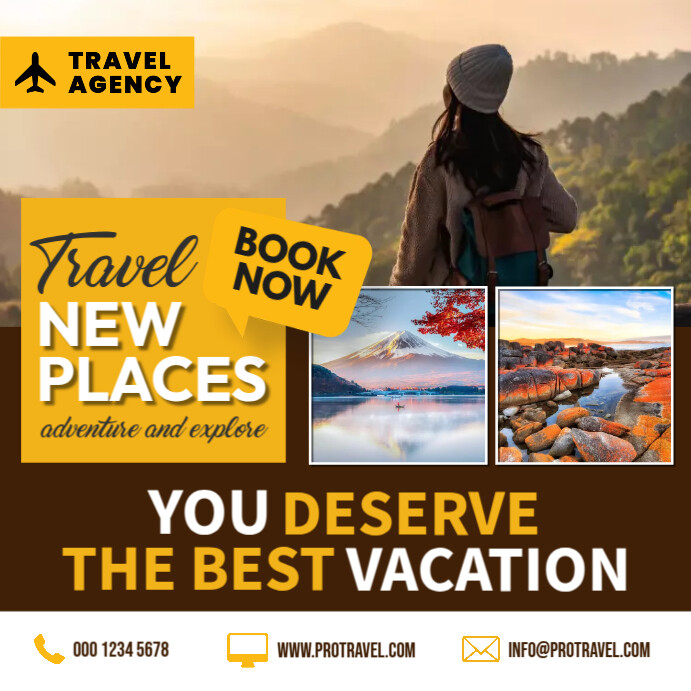 The Best Vacation Template | PosterMyWall