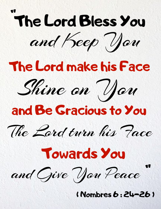 Copy of The Blessing on your wall | PosterMyWall