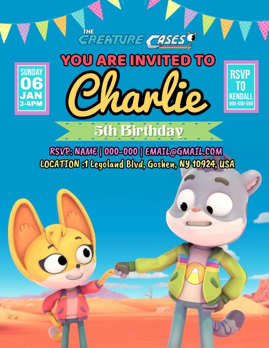 The creature cases Template | PosterMyWall