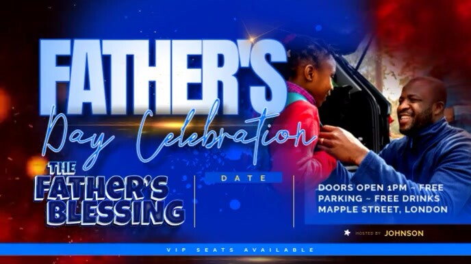 Copy of The Fathers Blessing Digital Display | PosterMyWall
