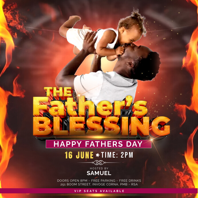 Copy of The Fathers Blessing_ Instagram Post | PosterMyWall