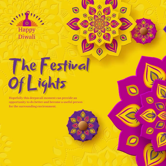 Copy of The Festival of Light | PosterMyWall