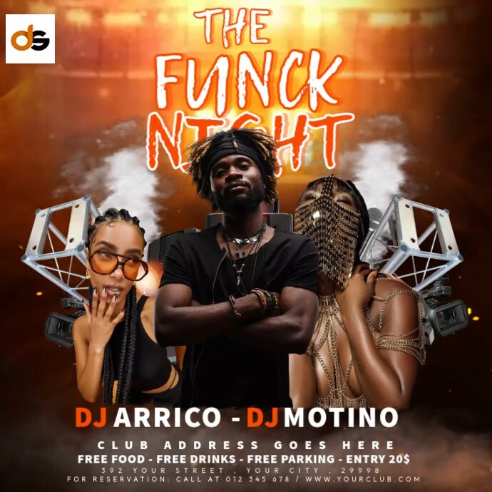 Copy of The Funk Night | PosterMyWall