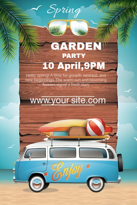 The Garden Gala Template | PosterMyWall