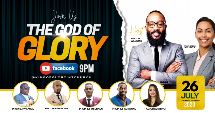 THE GLORY OF GOD FLYER Template | PosterMyWall
