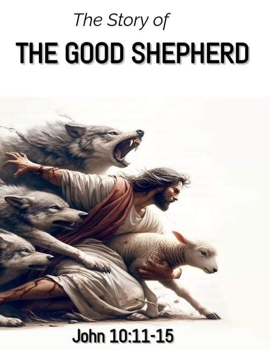 The Good Shepherd Flyer Template | PosterMyWall